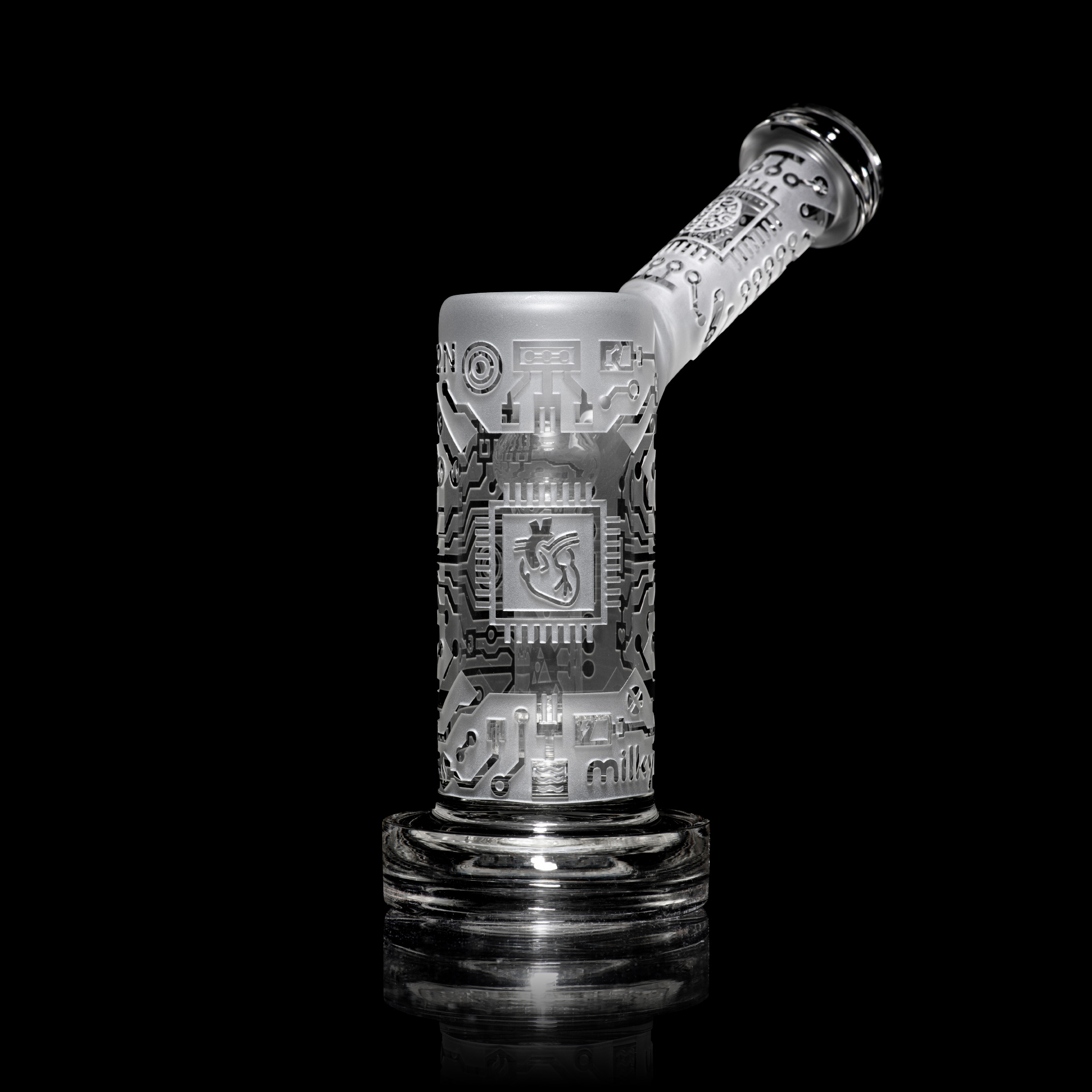 Circuitboard 6″ Clear Dab Rig – Multiverse Enterprise Inc.