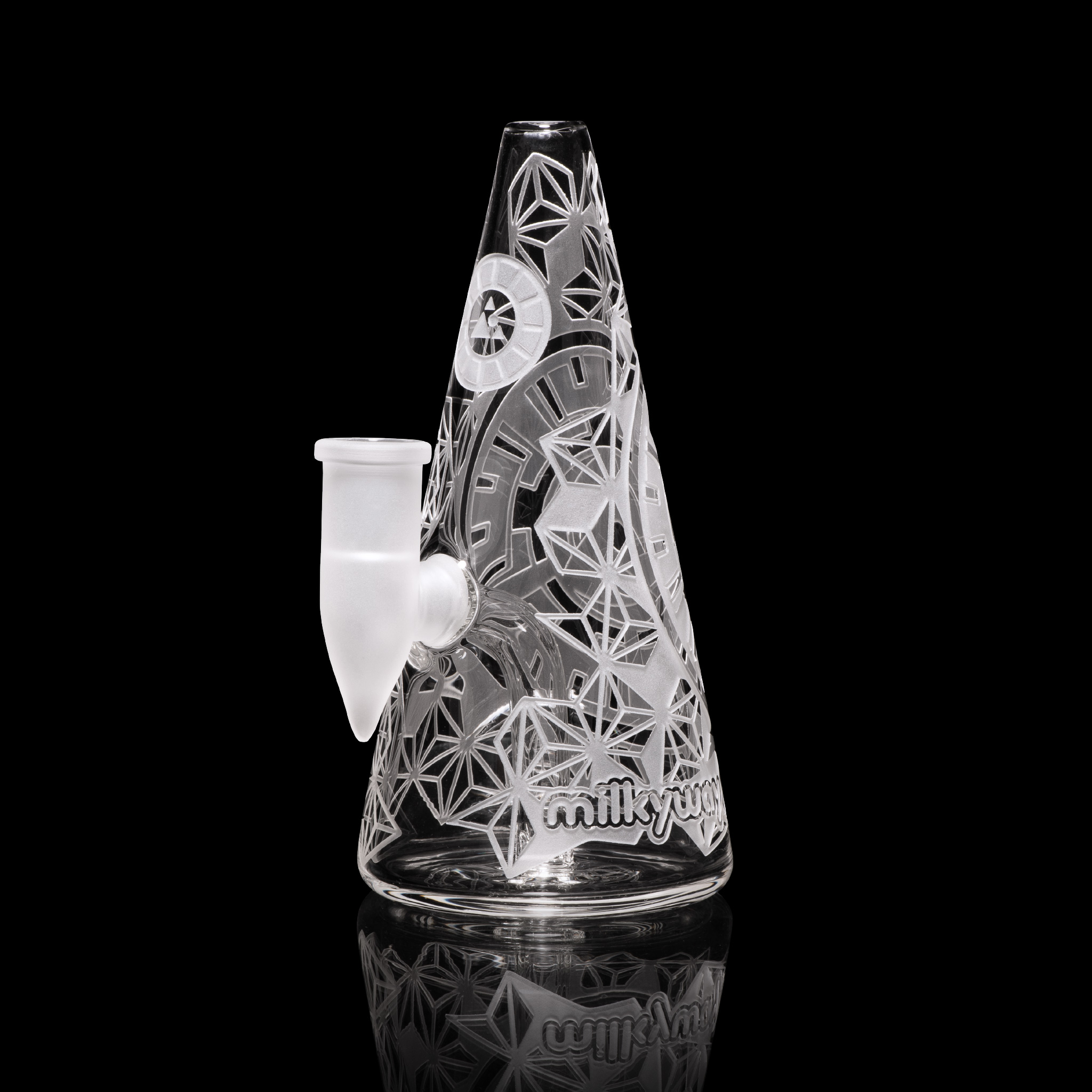 Hypnotic 6″ Clear Dab Rig – Multiverse Enterprise Inc.