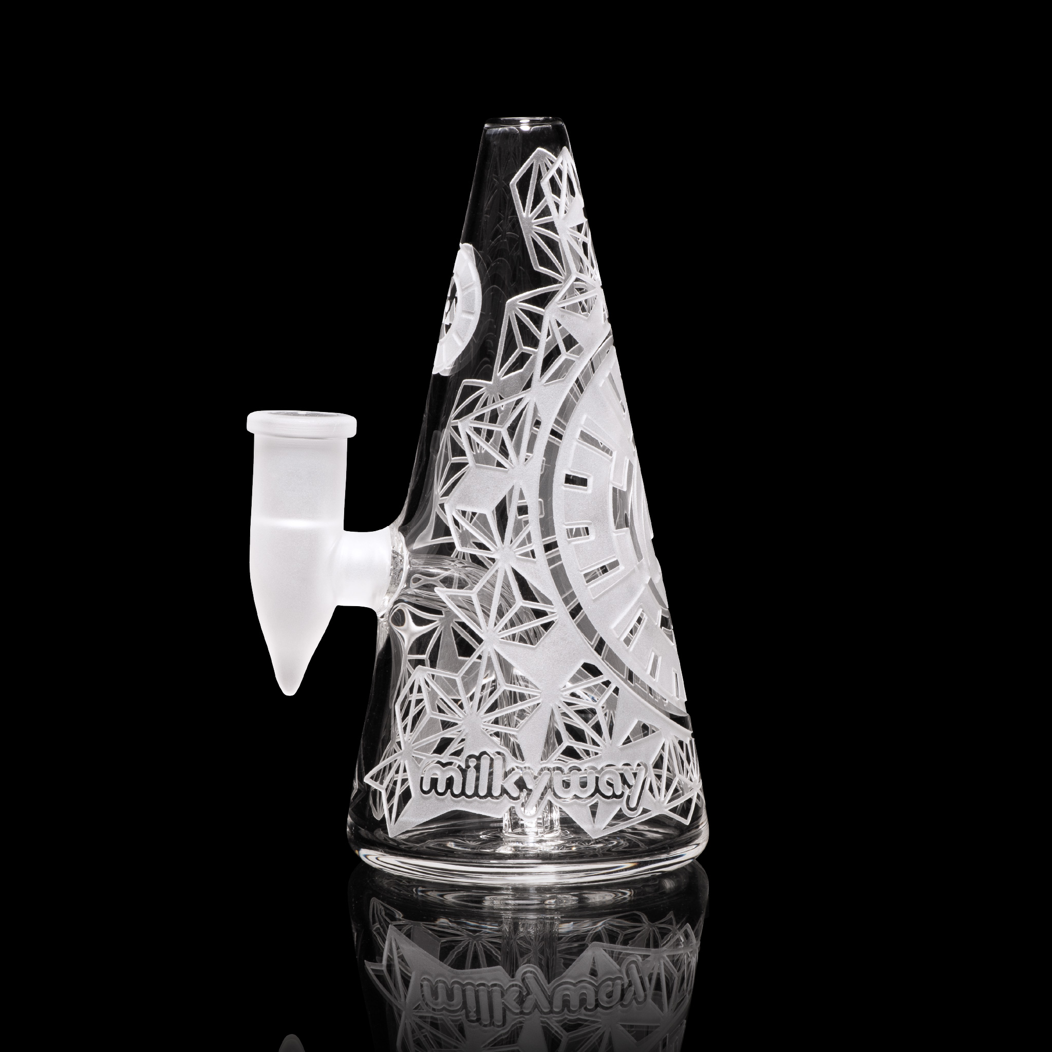 Hypnotic 6″ Clear Dab Rig – Multiverse Enterprise Inc.
