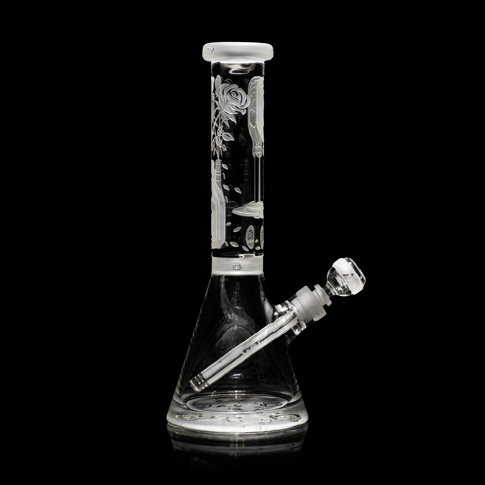 Potion Rose 14″ Clear Beaker Bong – Multiverse Enterprise Inc.