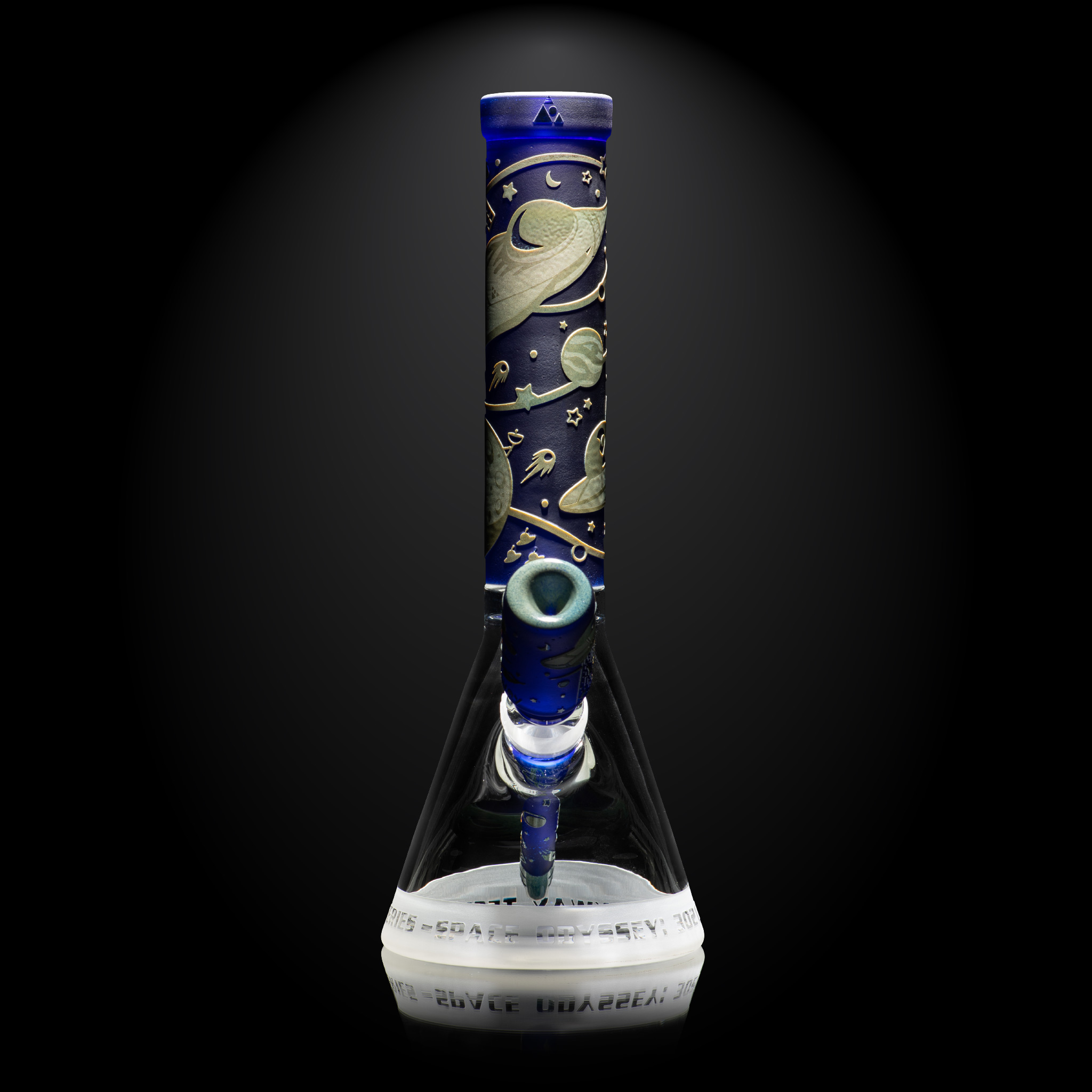 Space Odyssey in Color 14″ Beaker Bong – Multiverse Enterprise Inc.