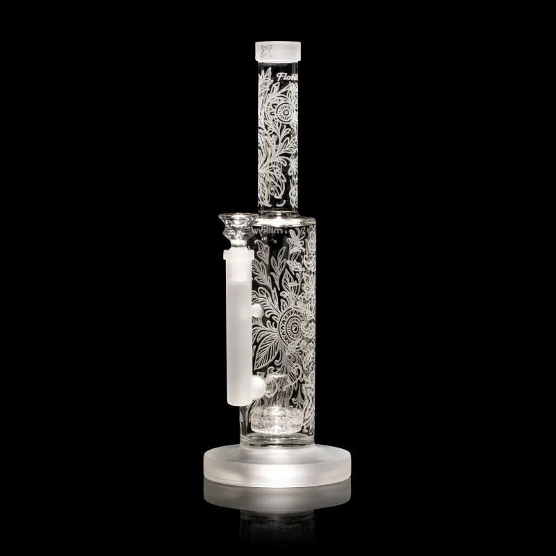 Floral X 13″ Water Pipe – Multiverse Enterprise Inc.